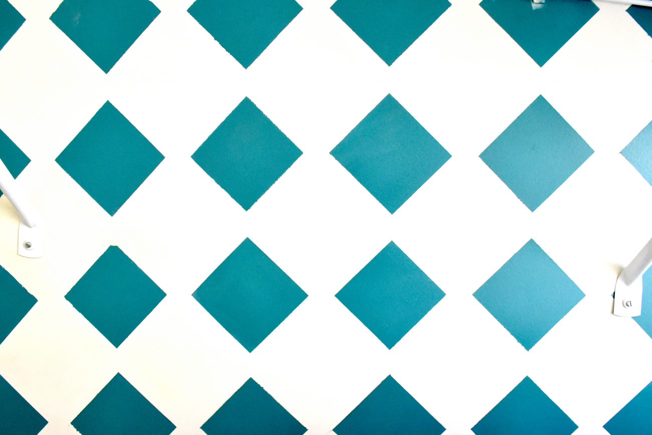 Tape Wall Art – Diamond Shape - DIY Design Decor by Arvinder